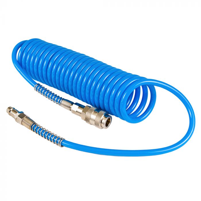 spiral hose with swivel fittings